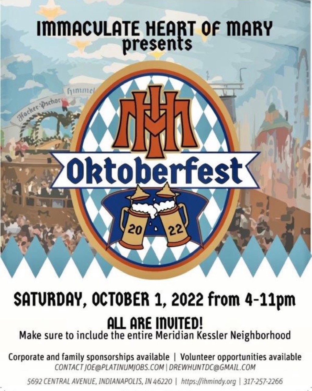 IHM Oktoberfest - Saturday, October 1st - MERIDIAN-KESSLER NEIGHBORHOOD ...